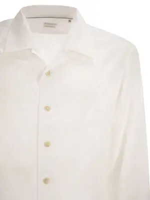 Brunello Cucinelli Crête Detailed Easy Fit Shirt