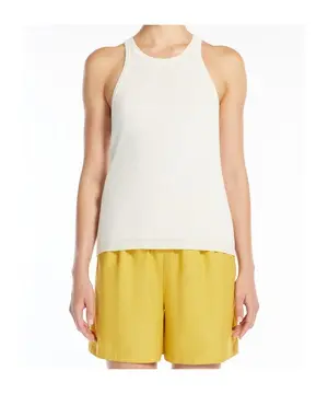 Max Mara Arnes Ribbed Tank Top - White