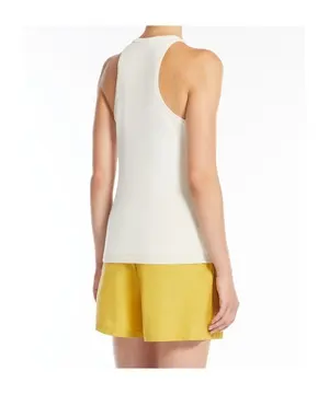 Max Mara Arnes Ribbed Tank Top - White