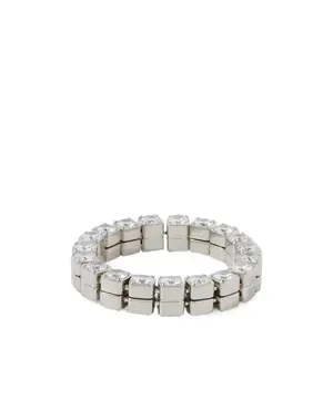 JIL SANDER Crystal-set Bracelet - Silver