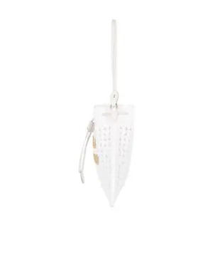 Miu Miu Woven Mini Bucket Bag - White