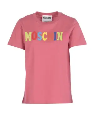 Moschino Organic-cotton T-shirt - Pink