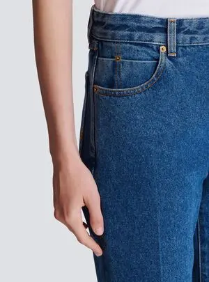 Balmain Straight-leg Denim Jeans - Blue