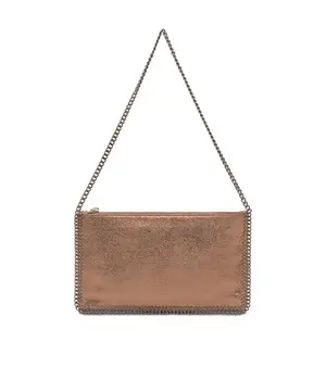 Stella McCartney Zipped Shoulder Bag - Brown