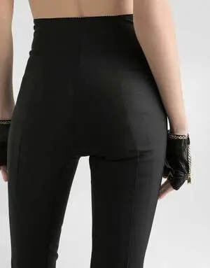 Dolce & Gabbana Stretch-satin Leggings