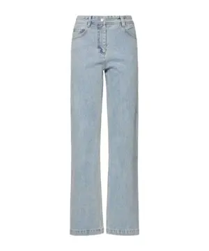 LOW CLASSIC Straight Fit Mid Rise Stonewashed Denim Jeans