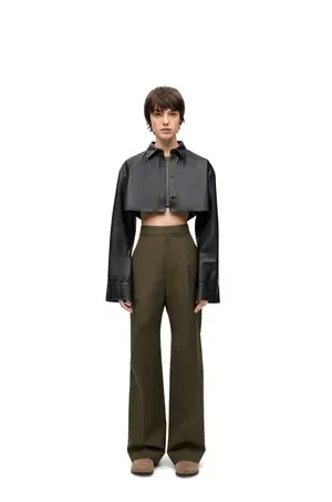Loewe Cropped Long-sleeved Shirt