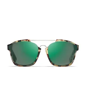 Dior Tortoiseshell Square Sunglasses - Green