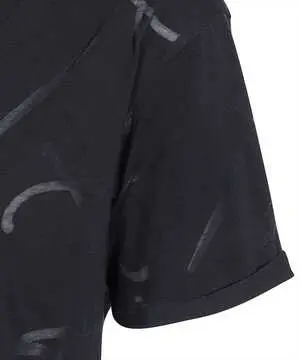 Armani Exchange V-neck Short Sleeve T-shirt With Logo Print