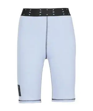 Alexander McQueen Stitch Detail Bike Shorts - Blue