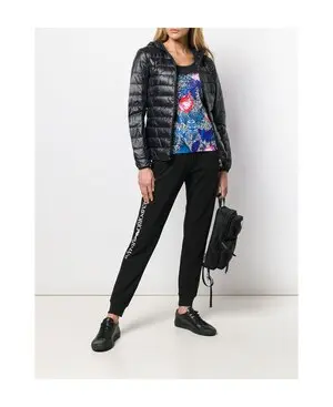 EA7 Quilted Down Jacket With Hood
