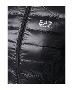 EA7 Quilted Down Jacket With Hood