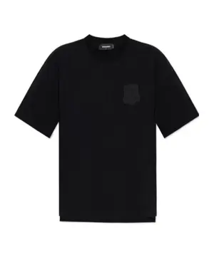 Dsquared2 Logo Patch Crewneck T-shirt