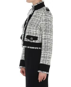 Dolce & Gabbana Cropped Tweed Jacket