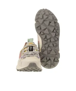 FLOWER MOUNTAIN Yamano 3" Lace-up Sneakers - Nude