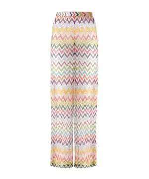Missoni Zigzag Pattern Palazzo Pants