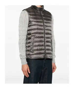 Herno Quilted Sleeveless Vest - Gray