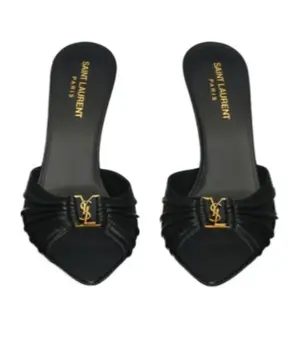 Saint Laurent Babylone Open Toe Mules