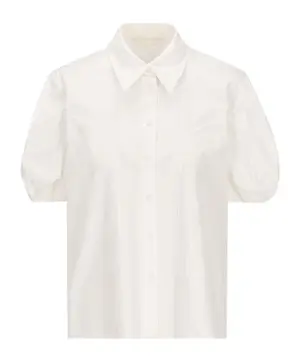 Chloé Chloe Embroidered Balloon-Sleeved Shirt No