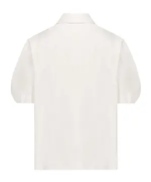 Chloé Embroidered Balloon-sleeved Shirt