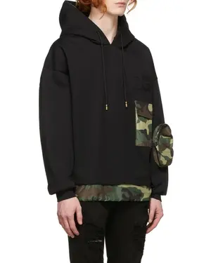 Dolce & Gabbana Camouflage Detailed Hoodie