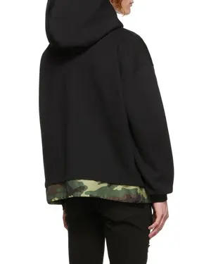 Dolce & Gabbana Camouflage Detailed Hoodie