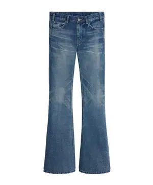 Celine Marco Jeans In Dark Union Wash Denim - Blue