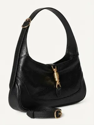 Gucci Jackie Slim Medium Shoulder Bag - Black