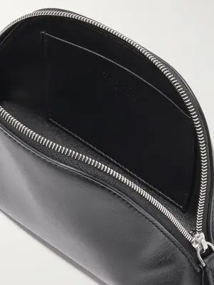 THE ROW Devon Mini Leather Clutch - Black