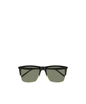 Saint Laurent Rectangle Frame Sunglasses - Black
