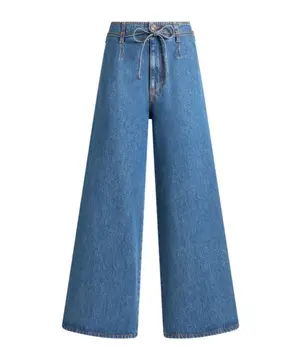 Etro Belted Wide-leg Culotte Jeans