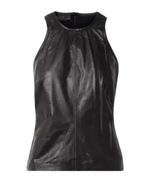 Amiri Lamb Leather Tank