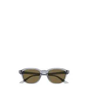 Gucci Gg1892s Rectangular Sunglasses - Brown