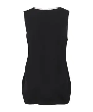 Fabiana Filippi Satin Vest Top - Black