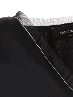 Fabiana Filippi Satin Vest Top - Black
