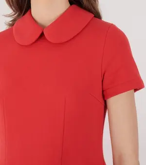 Comme Des Garçons Short Sleeve Collared Dress
