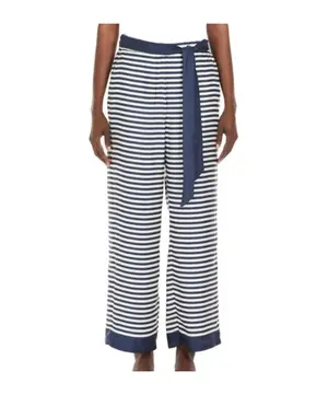 Max Mara Striped Wide-leg Drawstring Trousers