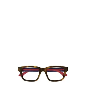 Gucci Rectangular Eyeglasses - Havana