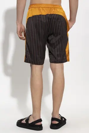 Dries Van Noten Logo Pattern Shorts