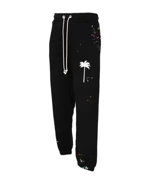 Palm Angels Painted Logo Print Track Trousers
