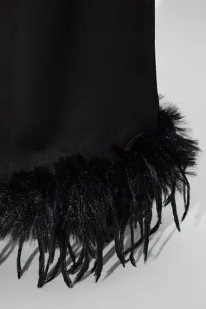 MISBHV Feather-trim Trousers
