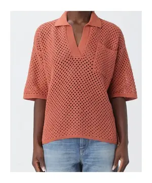Brunello Cucinelli Open-knit Cotton Top