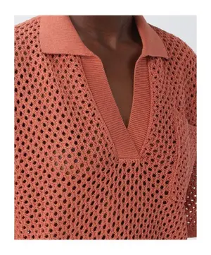 Brunello Cucinelli Open-knit Cotton Top