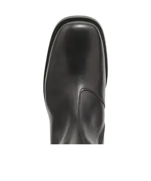 Our Legacy Square Toe Zip Up High Top Boots - Black
