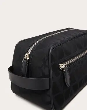 Valentino Garavani Iconographe Zip-up Wash Bag