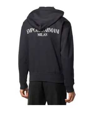 Emporio Armani Logo Zip-up Hoodie