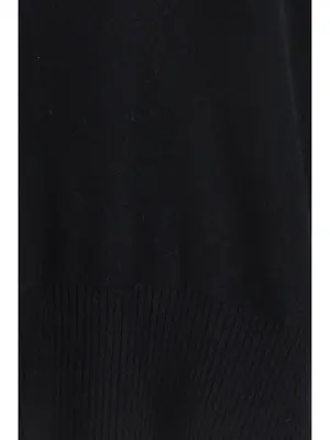 Loulou De Saison Anaa" Ribbed Knit Pullover - Black