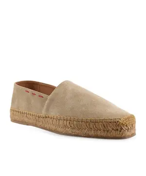Kiton Square-toe Slip-on Espadrilles - Nude