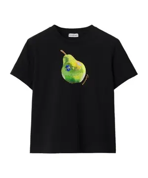 Burberry Crystal Embellished Cotton T-shirt