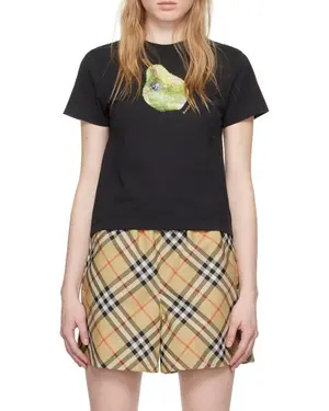 Burberry Crystal Embellished Cotton T-shirt